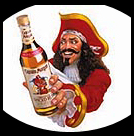 Captain Morgan Spiced Rum Bar Mirror - New