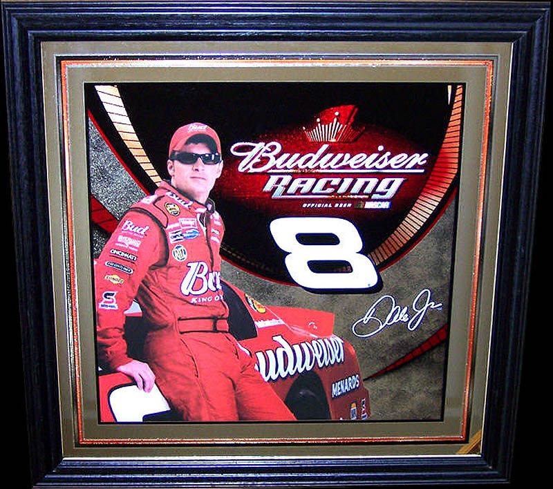 Budweiser Racing Dale Earnhardt Jr Bar Mirror