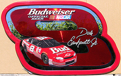 Budweiser Racing Dale Earnhardt JR Number 8 Mirror